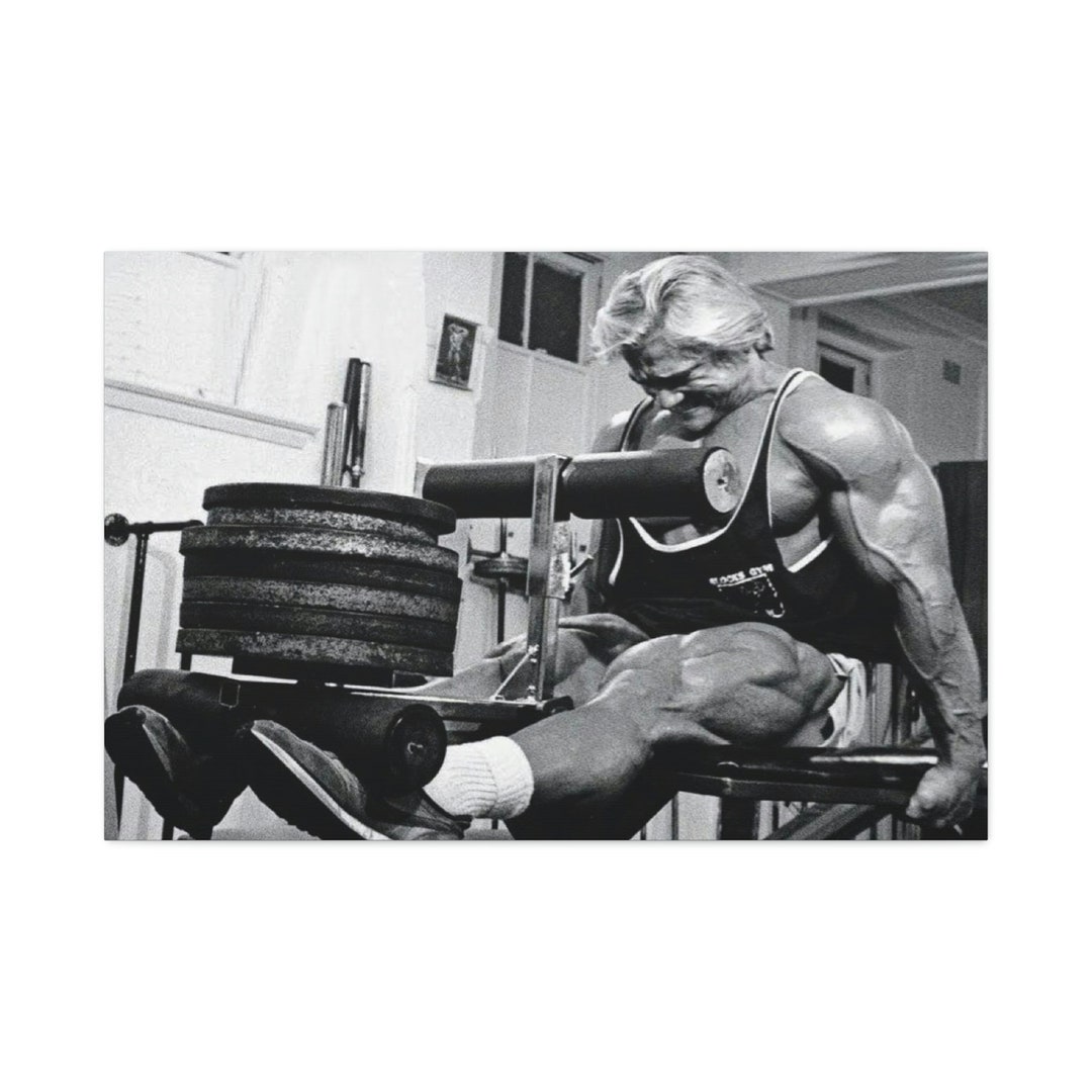 Tom Platz the Golden Eagle Black and White Canvas Poster - Etsy