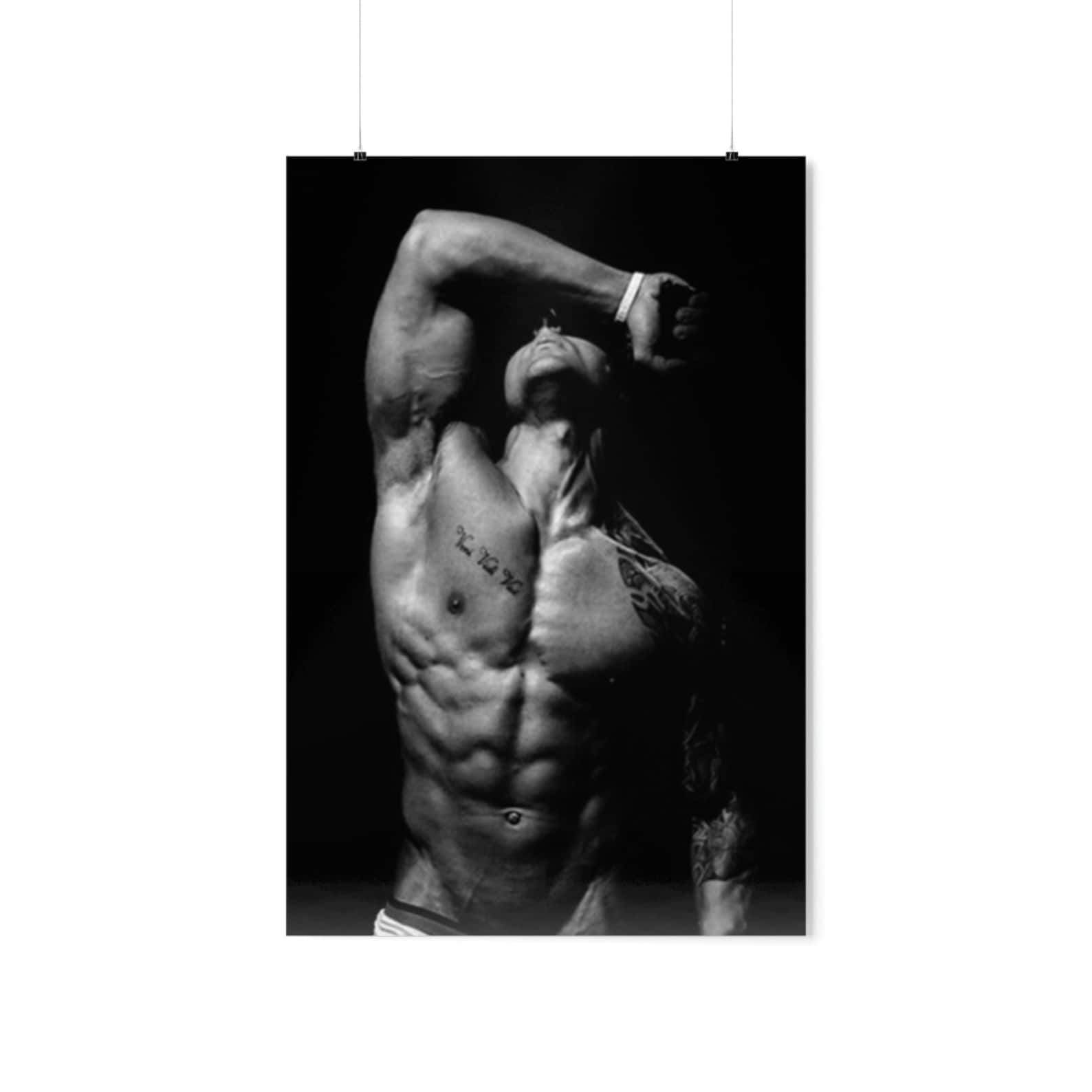 Zyzz Black and White Poster | Premium Quality Poster | Bodybuilder ...