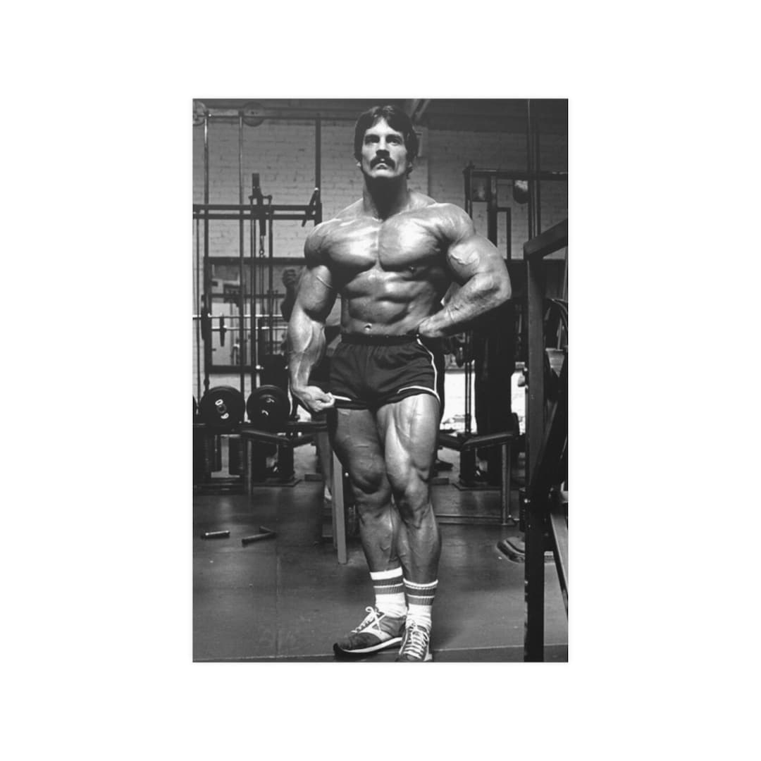 Mike Mentzer Black and White Bodybuilding Poster the Golden - Etsy UK