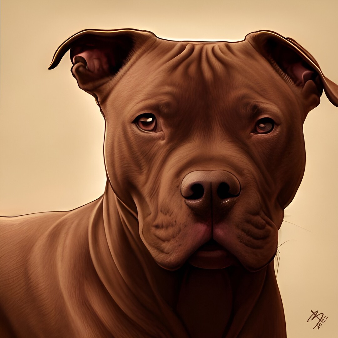 Czrthegeezer ‘’young Pit Bull Terrier’’ - Etsy
