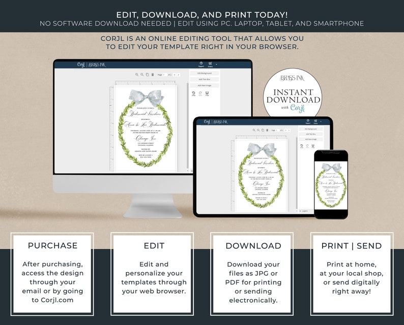 Block Party Neighborhood Gathering Invitation Digital Template Corjl ...