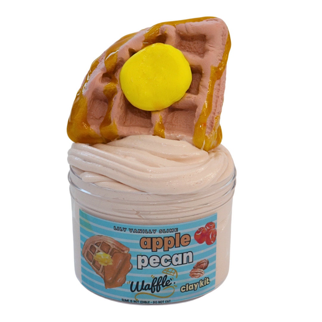 Apple Pecan Waffle Clay Kit Slime, Slime Kit, Butter Slime, Slime ...
