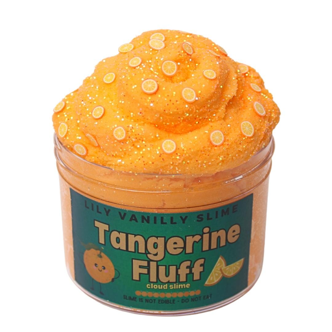 Tangerine Fluff Cloud Slime, Orange Gifts, Slime Shop, Slime for Kids ...