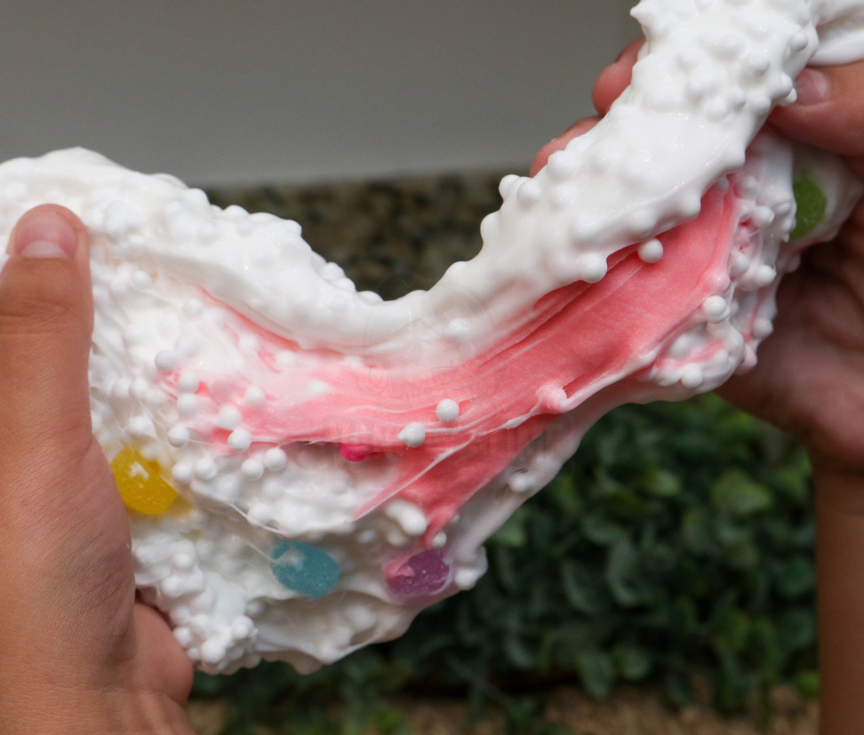 Crunchy Foam Slime Candy Froyo Slushie Slime Pink Glossy - Etsy