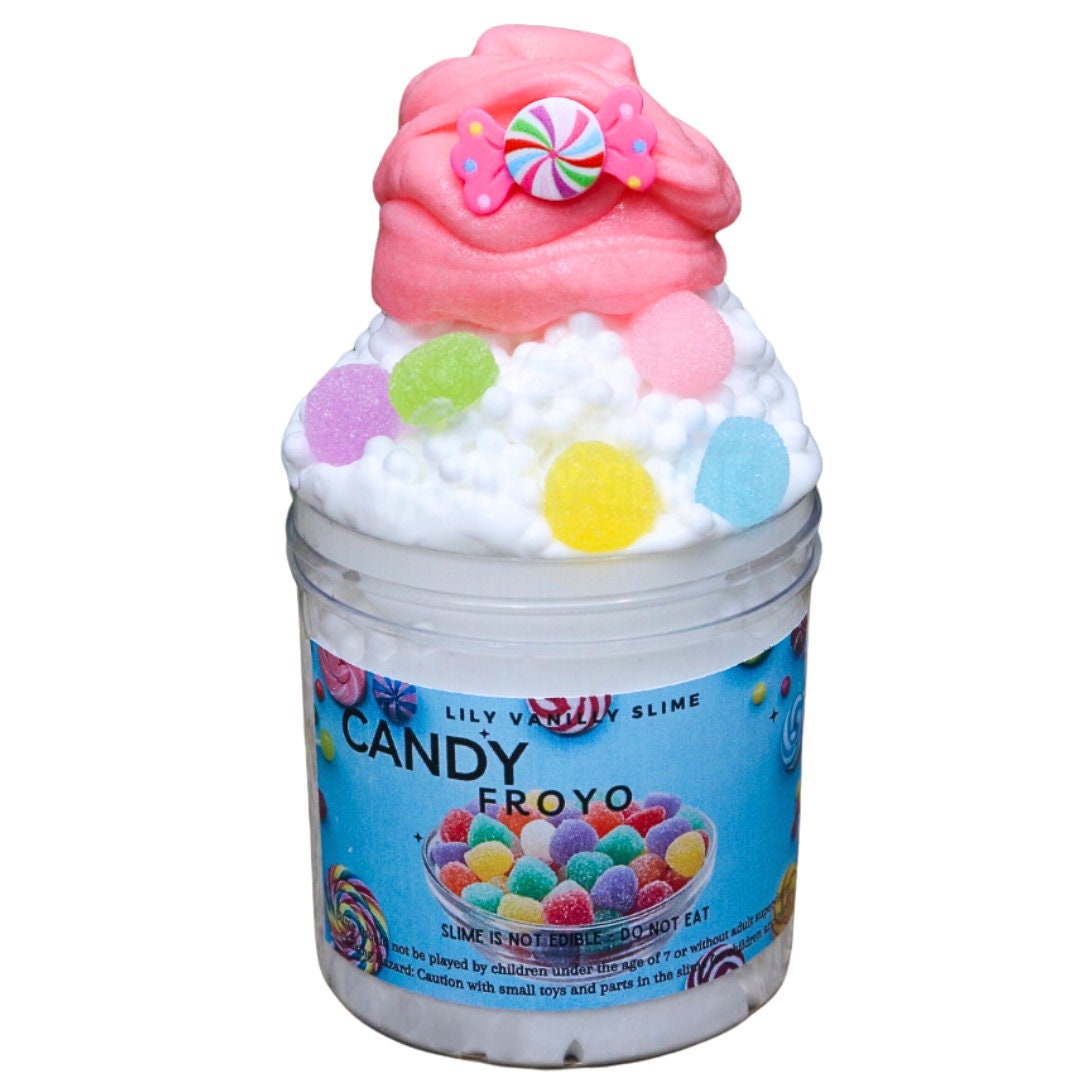 Crunchy Foam Slime, Candy Froyo, Slushie Slime, Pink Glossy Slime ...
