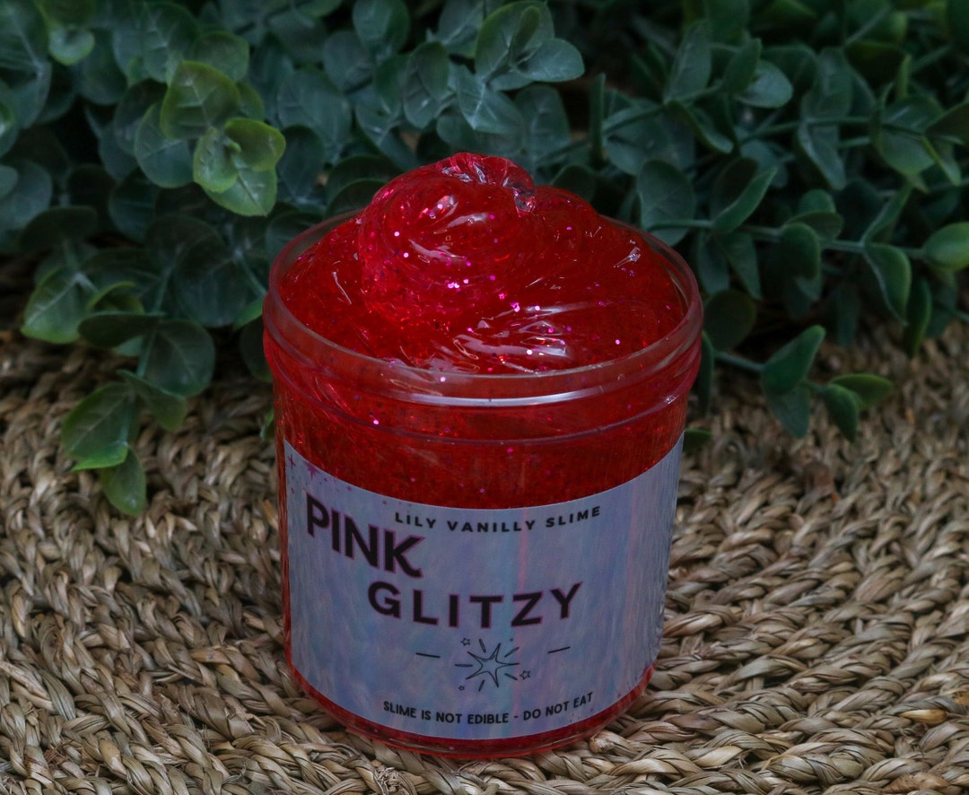 Glitter Slime, Pink Glitzy, Scented Slime, Slime Shop, Pink Slimes ...