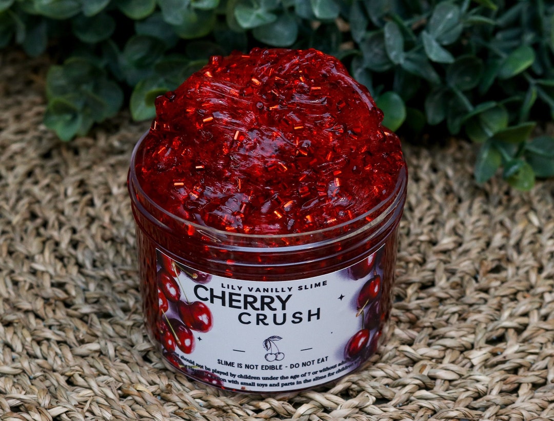 Bingsu Slime, Clear Slime, Cherry, Gifts, Scented Slime, Slime Shop ...
