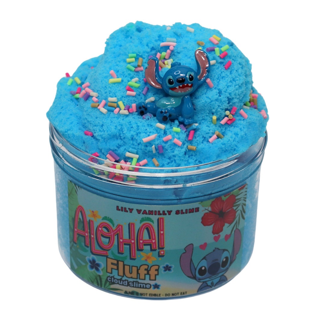 Stitch, Aloha Fluff Cloud Slime, Stitch Gifts, Slime Shop, Lawn Games ...