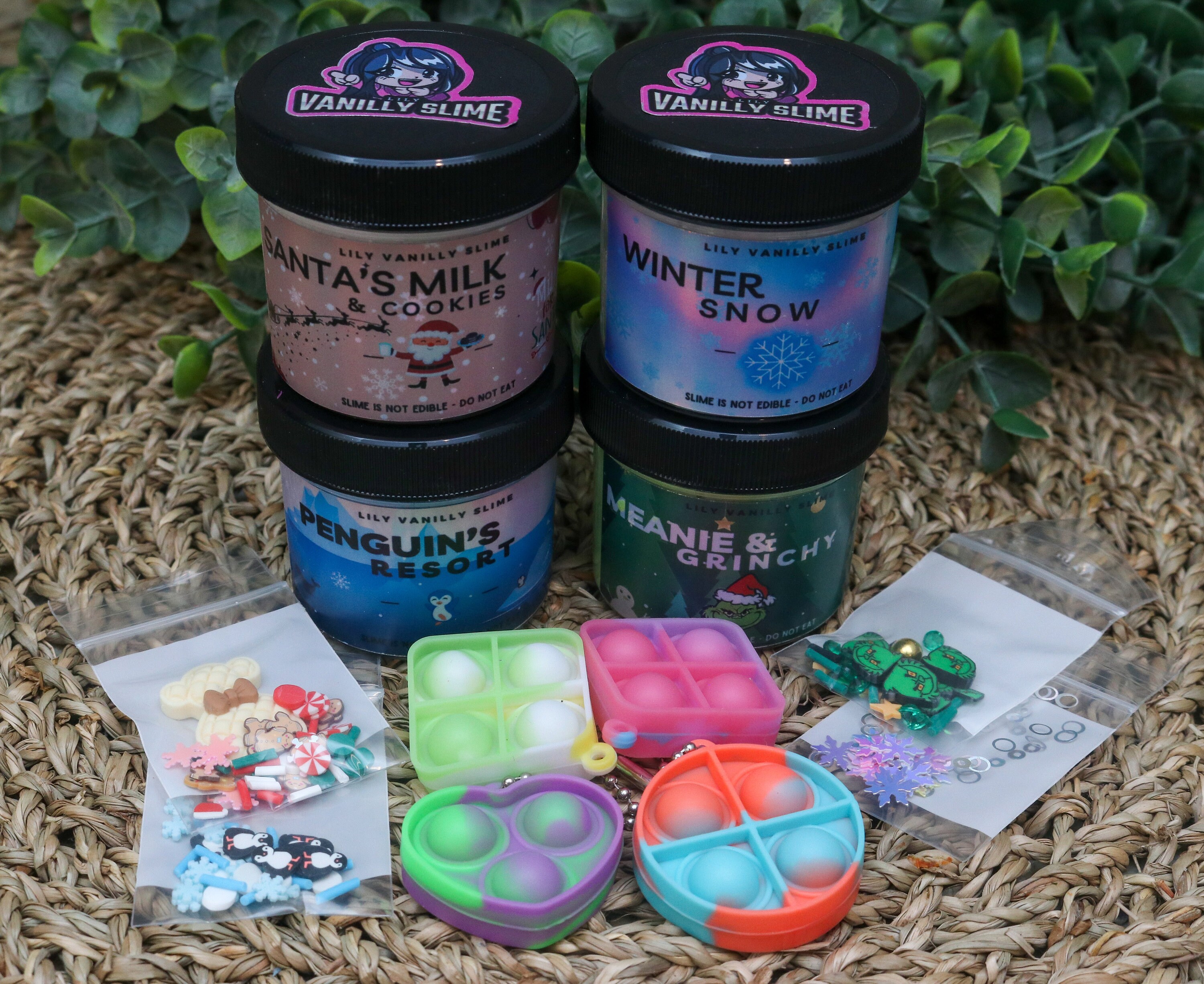 Slime Bundle, Butter Slime, Minis, Chrismas Slime, Scented Slime, Clay ...