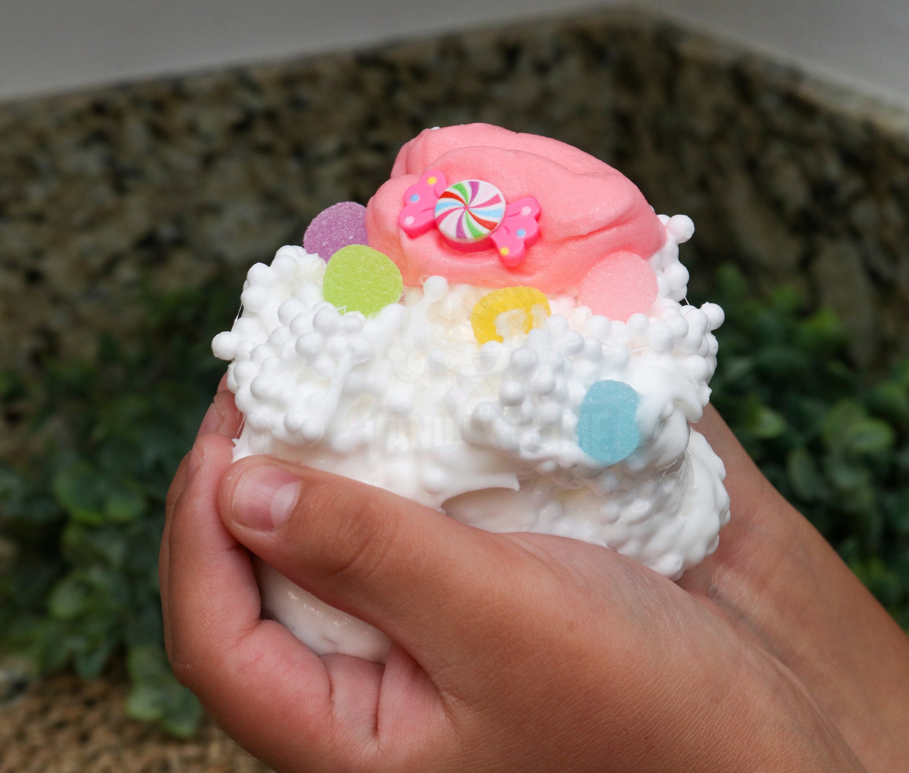 Crunchy Foam Slime Candy Froyo Slushie Slime Pink Glossy - Etsy