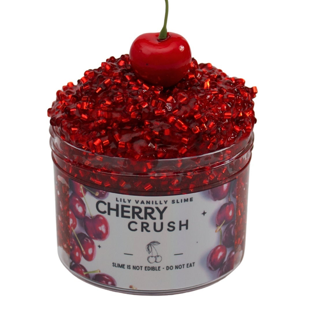 Bingsu Slime, Clear Slime, Cherry, Gifts, Scented Slime, Slime Shop ...