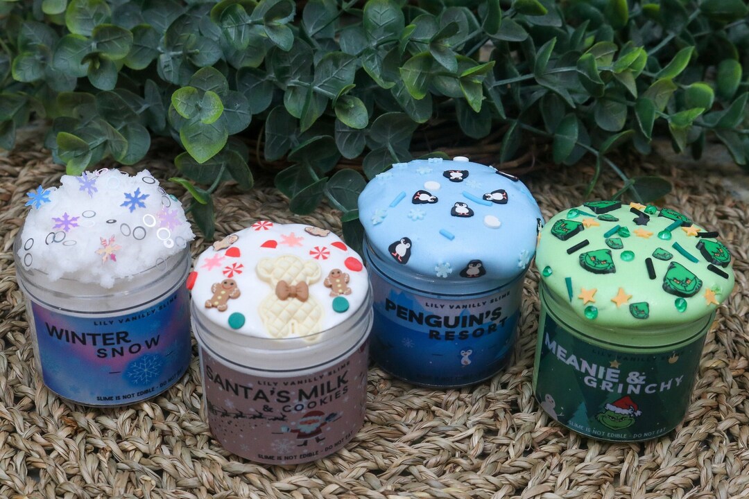 Slime Bundle, Butter Slime, Minis, Chrismas Slime, Scented Slime, Clay ...