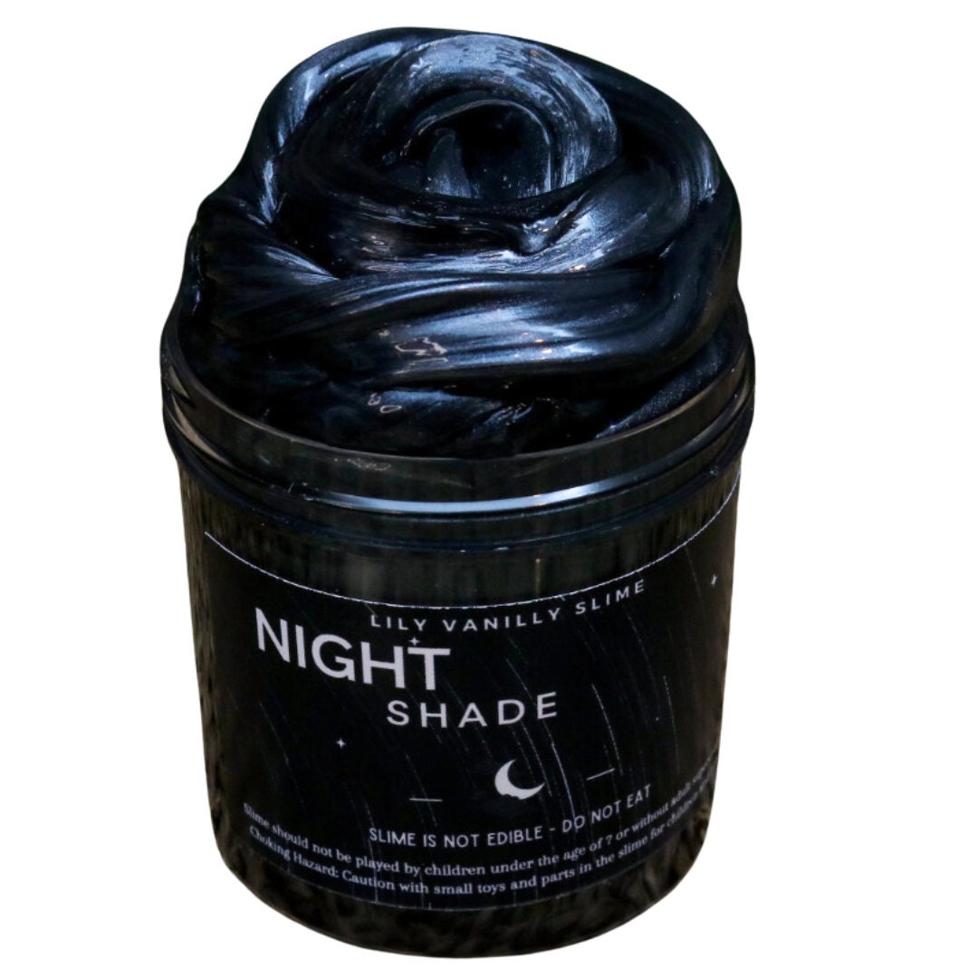 Black Slime, Goth Gifts, Blackberry Jam Scented, Night Shade, Scented ...