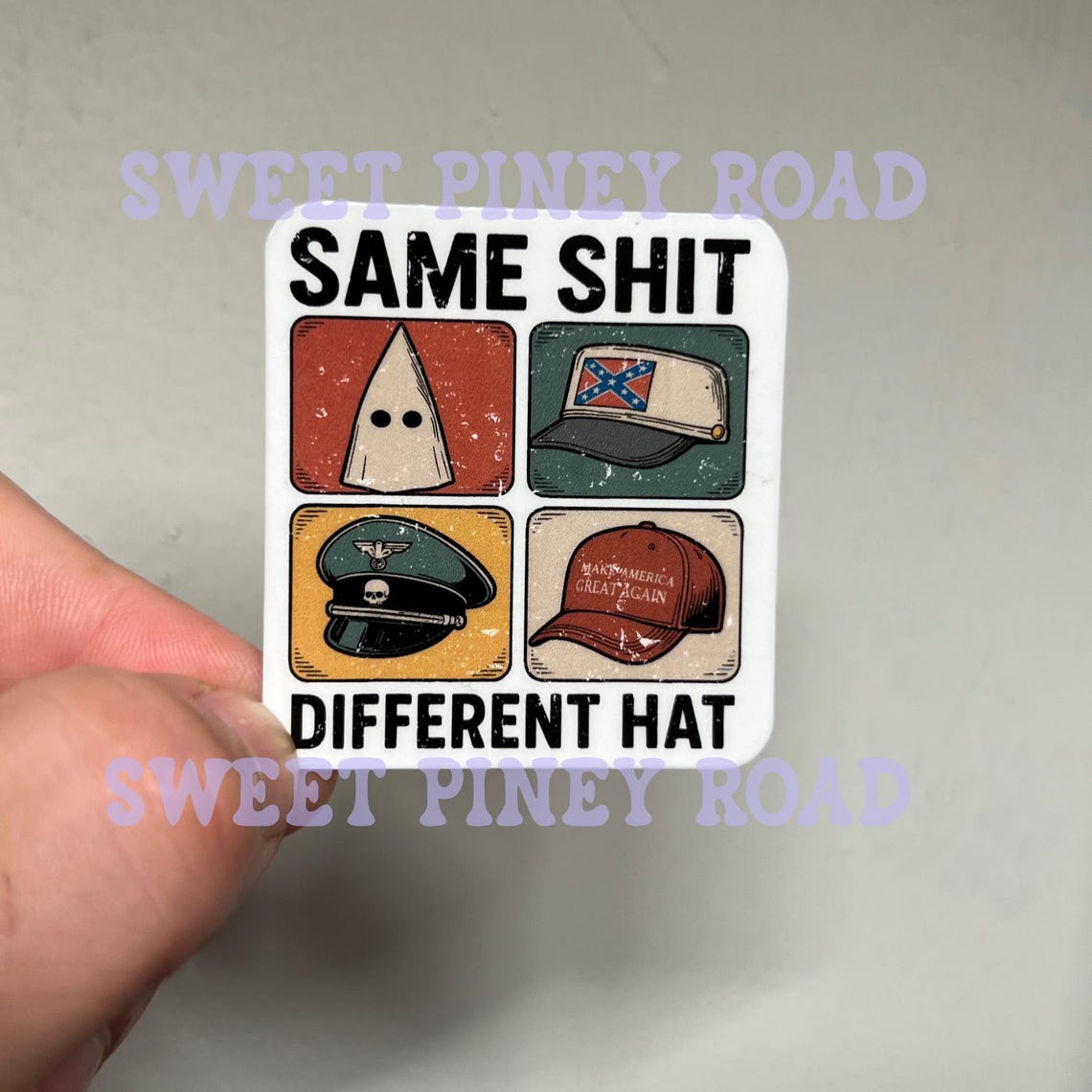 Same Shit Different Hat Sticker Pack, Anti Trump Political Stickers, 10 ...
