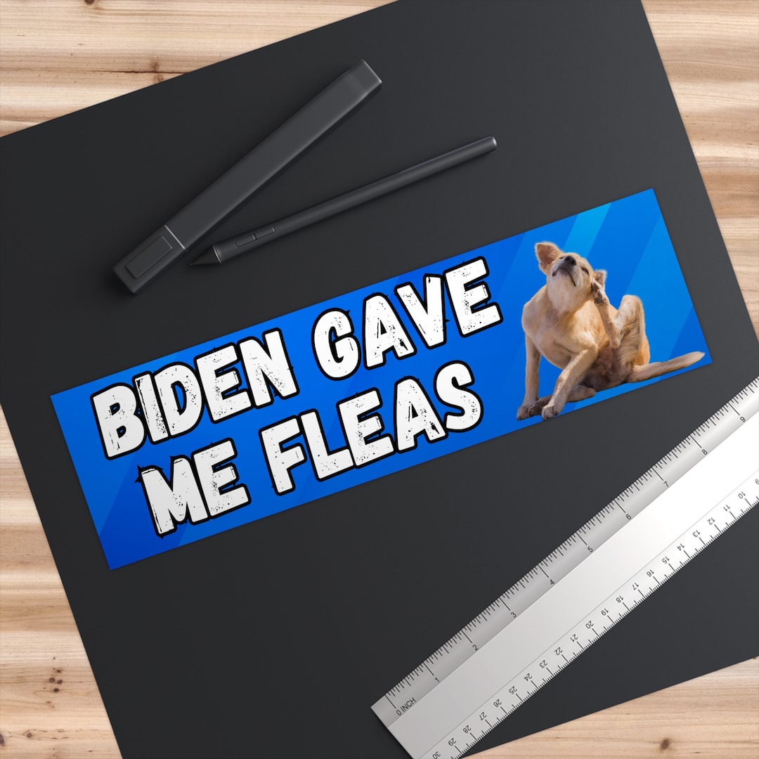 Funny Political Bumper Sticker Hilarious Biden Sticker Anti-biden Vinyl ...