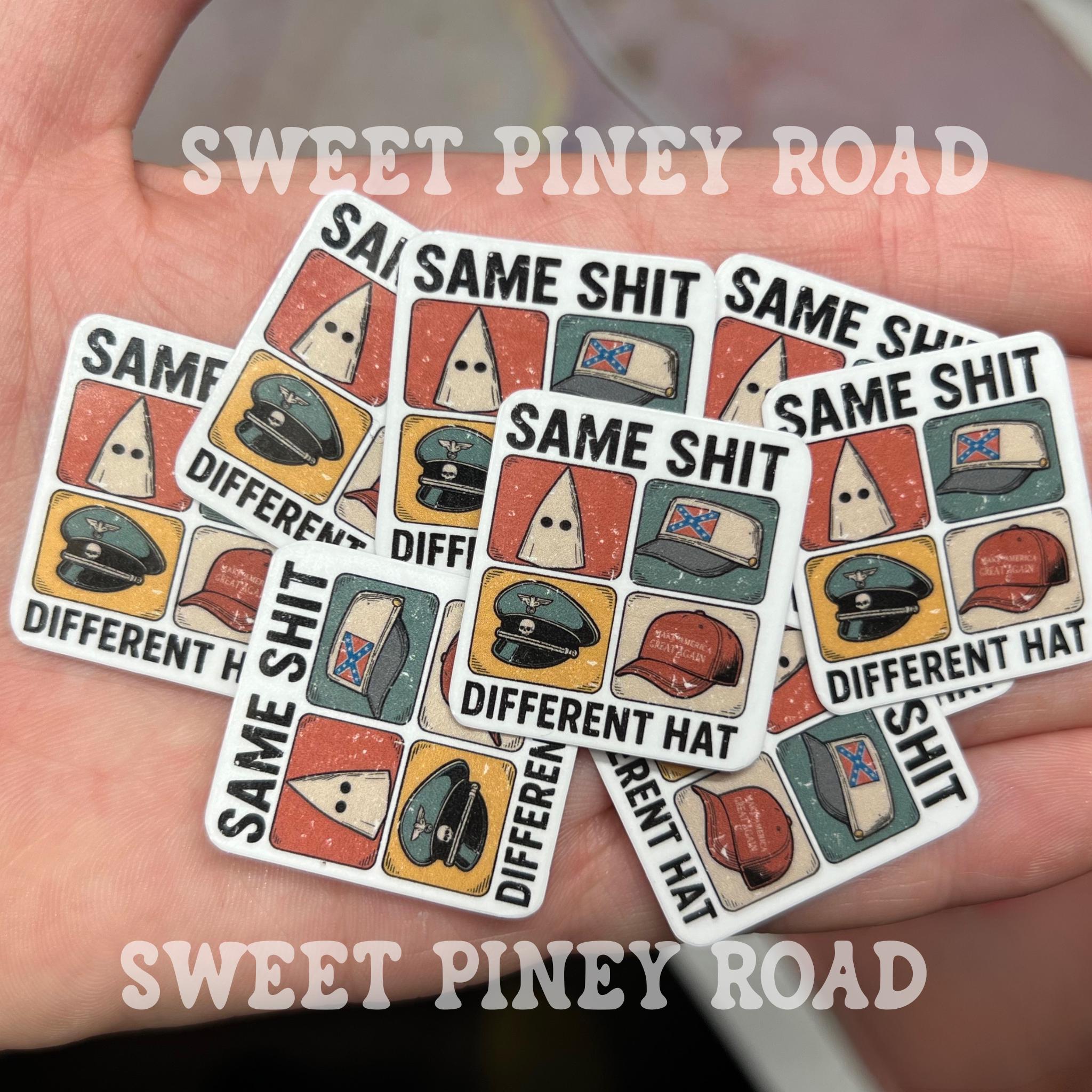Same Shit Different Hat Sticker Pack, Anti Trump Political Stickers, 10 ...
