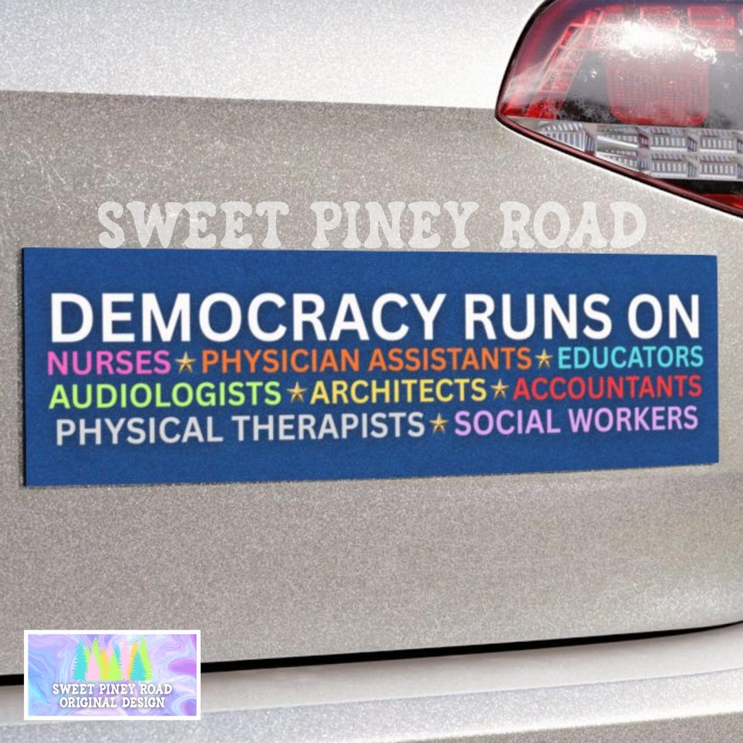 Anti Trump Protect Professionals Car Magnet, Protect the Department of ...