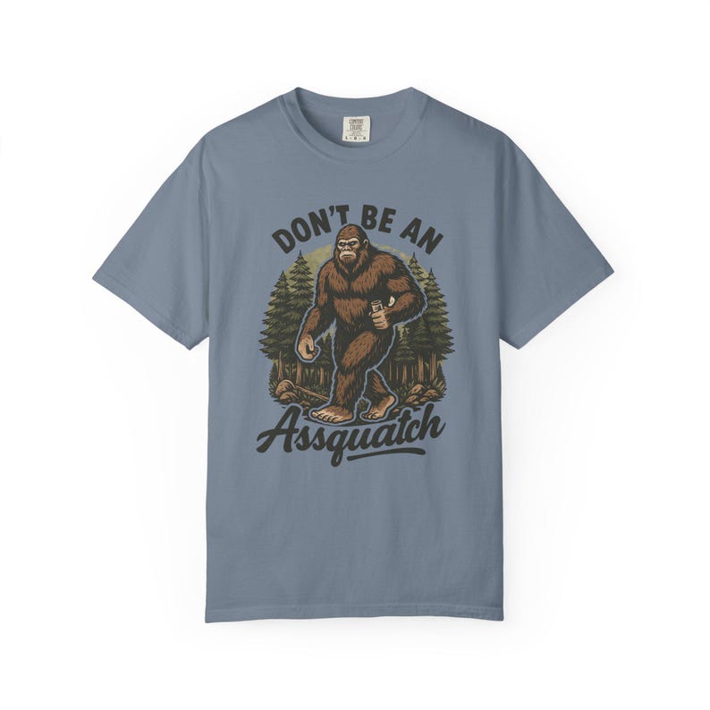 Assquatch Tshirt, Funny Sasquatch Shirt, Big Foot Gag Gift Tee ...
