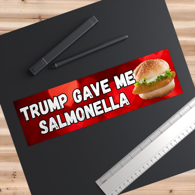 Funny Political Bumper Sticker Hilarious Trump Sticker Anti-trump Vinyl ...