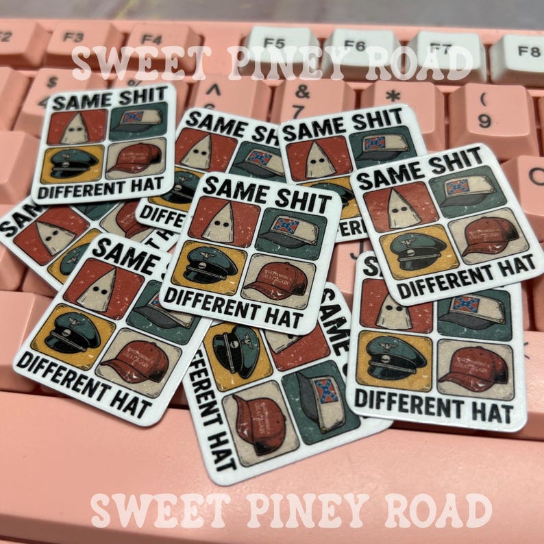 Same Shit Different Hat Sticker Pack, Anti Trump Political Stickers, 10 ...