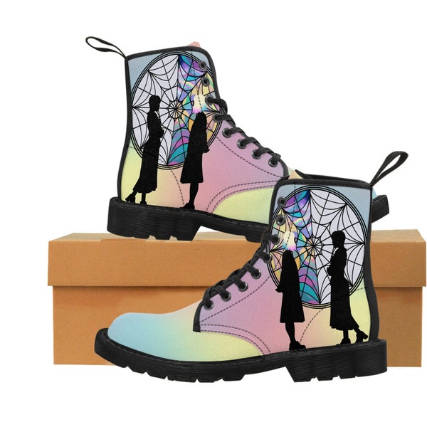 Wednesday Addams Boots - Etsy