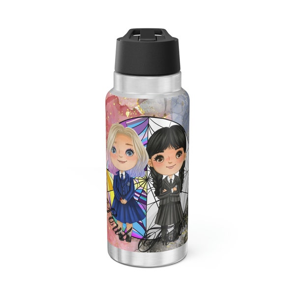 Wednesday Addams Water Bottle - Etsy