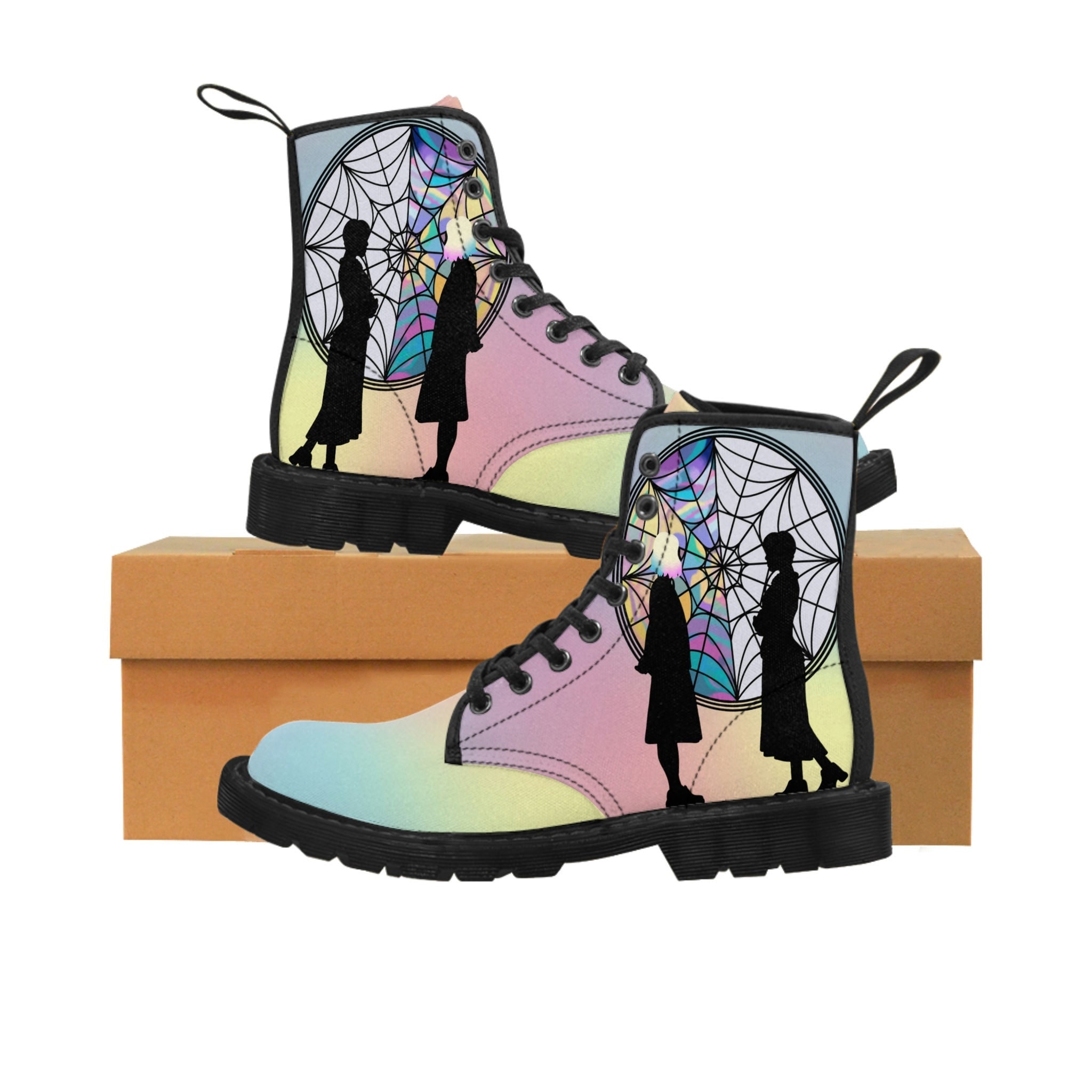 Wednesday Addams Boots Wednesday and Enid Walking Boots Party Boots ...