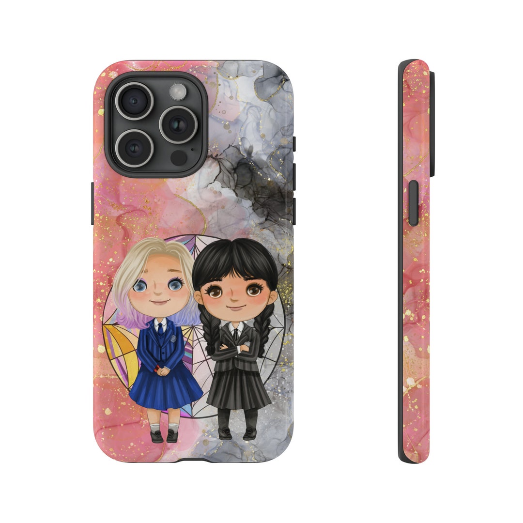 IPhone 15 Wednesday Addams Themed Tough Phone Case young - Etsy