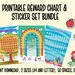 Reward Chart Bundle, Reward Chart for Girls, Behaviour Chart, Printable ...