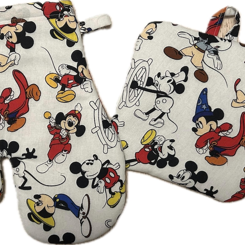 Oven Mitt Mickey - Etsy