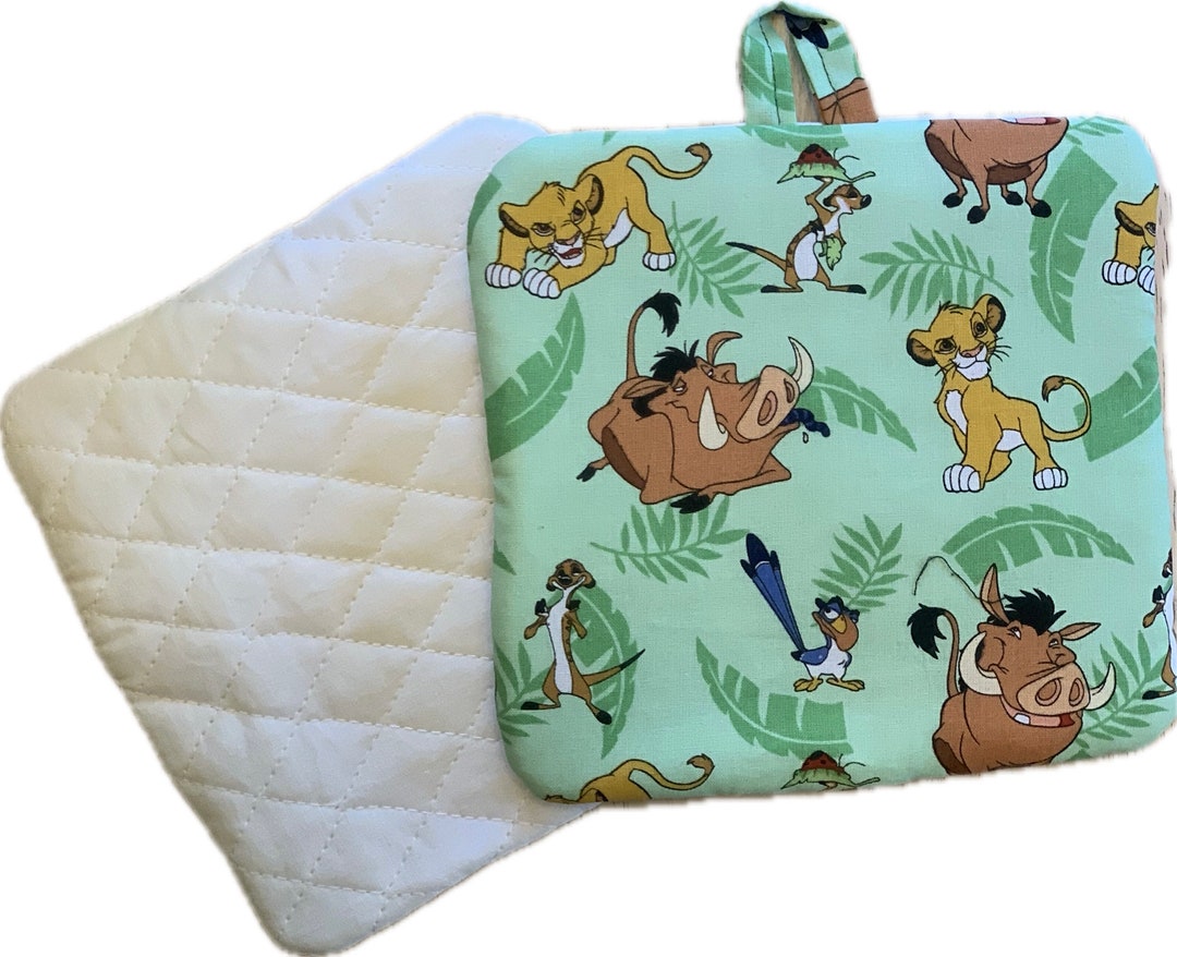 Lion King Simba, Pumbaa, Timon, Zazu. Pot Holder, Trivet, Potholder - Etsy