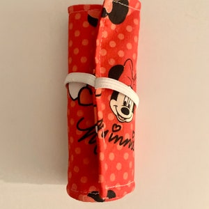 Minnie Mouse Crayon Roll 12 Slots - Etsy