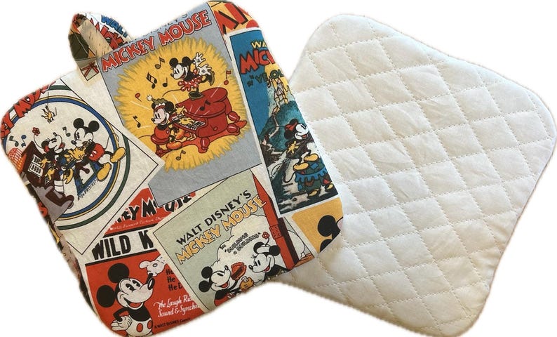 Classic Disney Mickey Mouse Movie Posters Pot Holder - Potholder. - Etsy