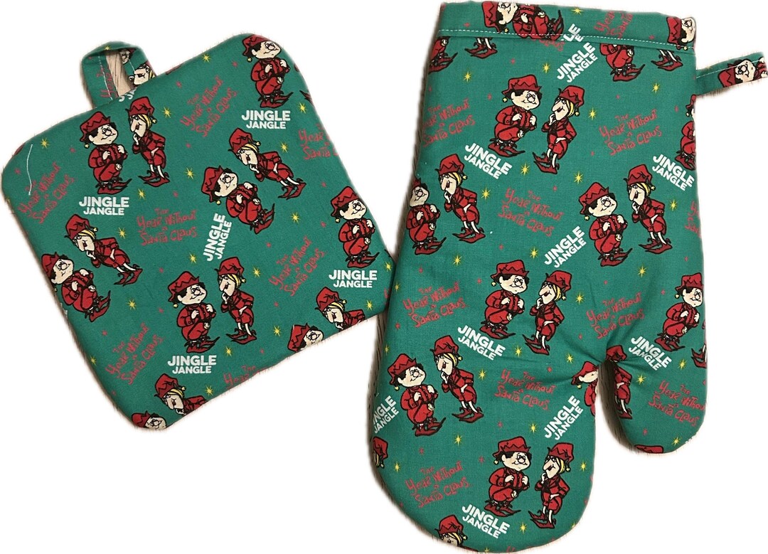 The Year Without a Santa Claus Jingle and Jangle Oven Mitt and Pot ...