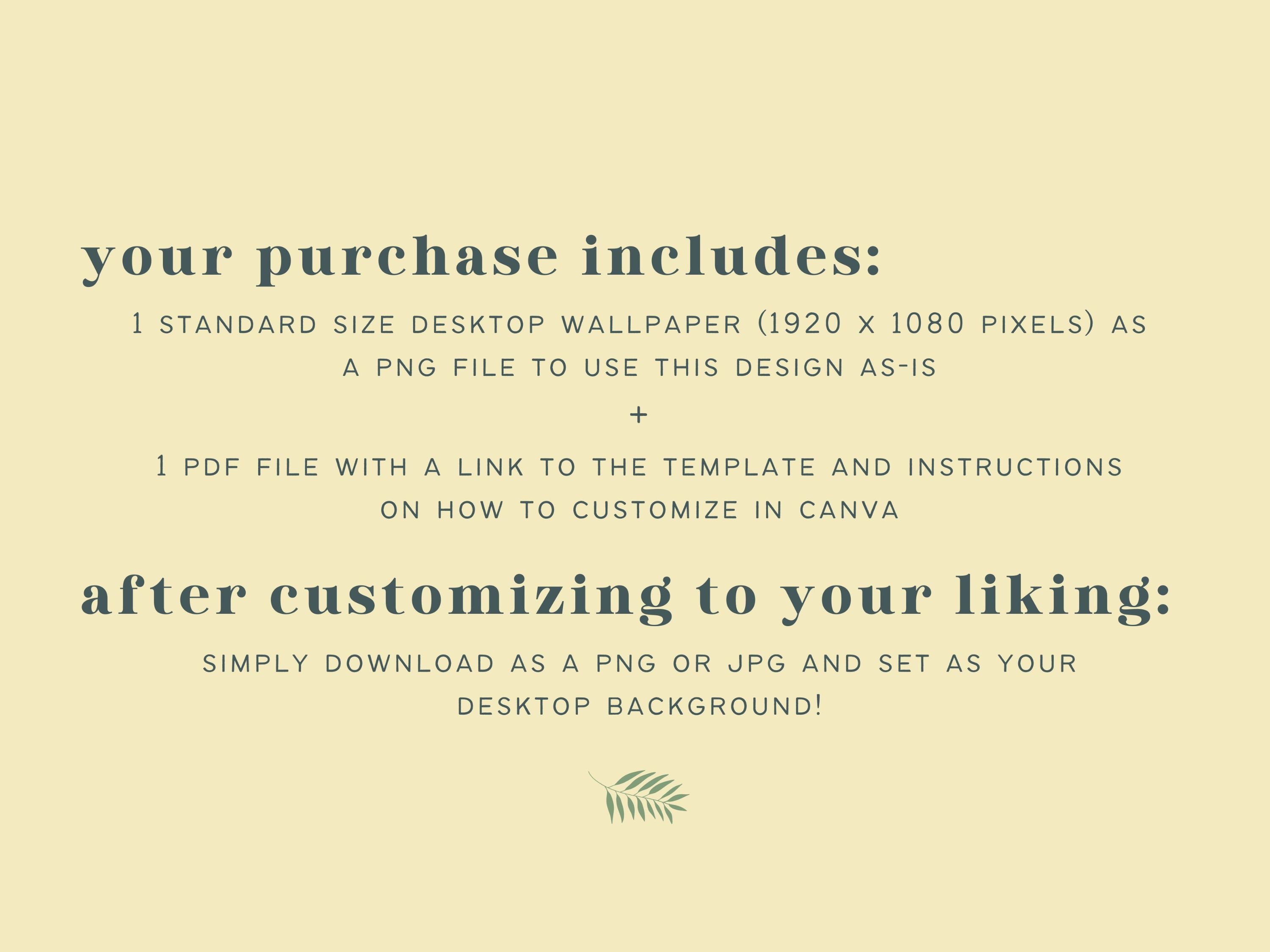 Vision Board Desktop Wallpaper | Customizable, Canva Template | Desktop ...