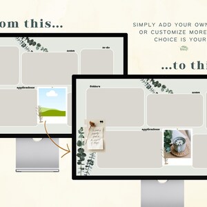 Desktop Organizer Wallpaper Template | Editable, Canva Organizer ...