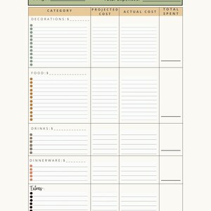 Event Planning Packet Printable - Etsy