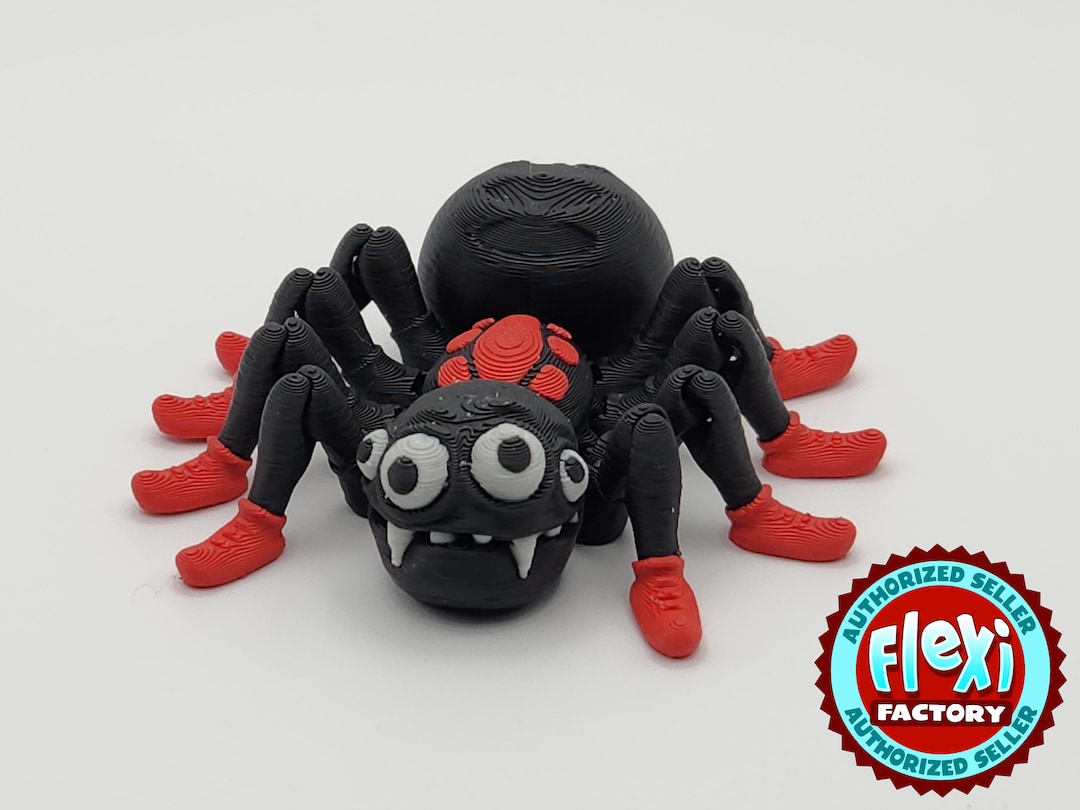 3D Printed Spider Articulated Toy Flexi Factory Authorized - Etsy