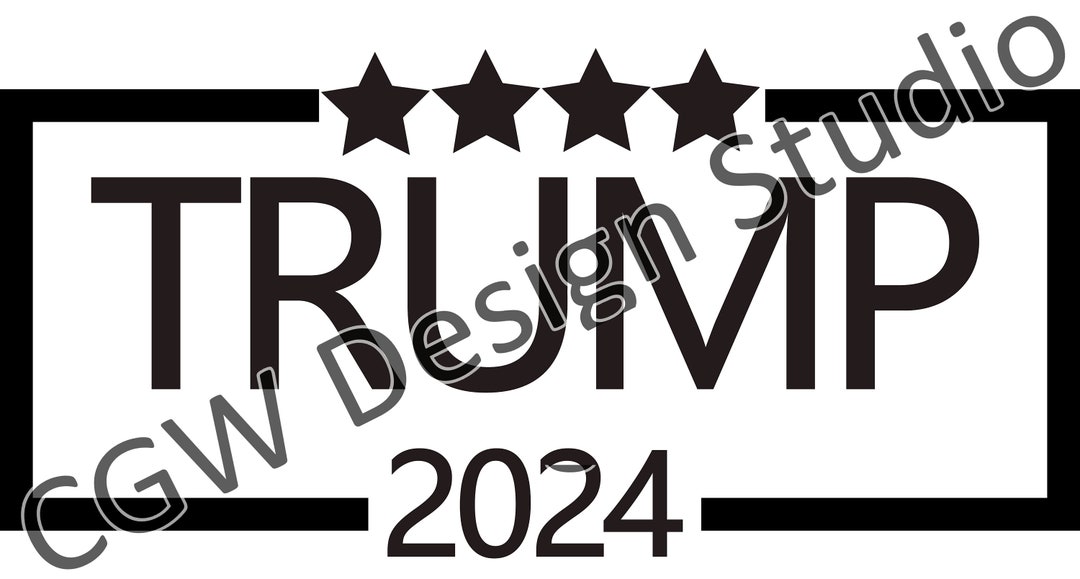 Trump 2024 Patriotic Design - SVG & PNG Digital Download - Etsy