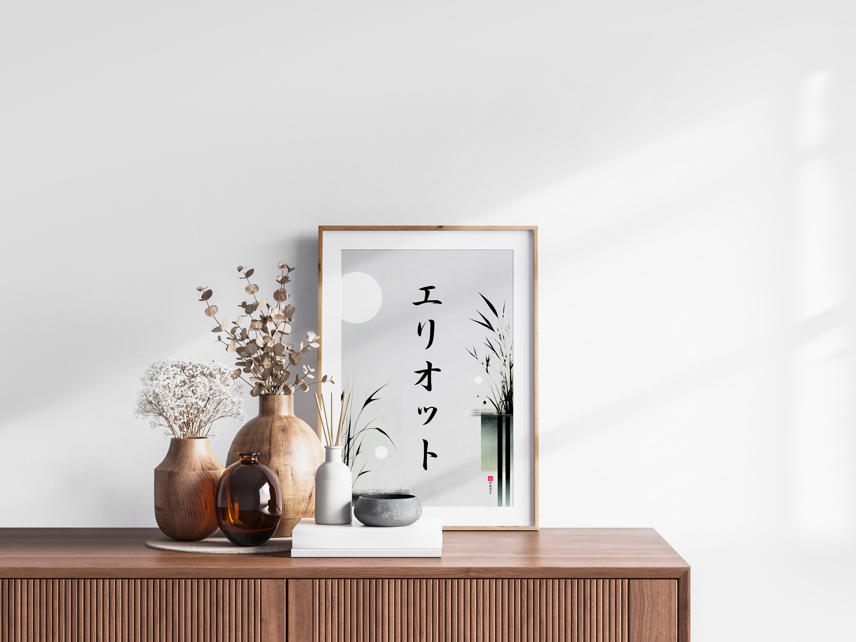 Your Name in Japanese Print, Personalised Custom Name Poster ...