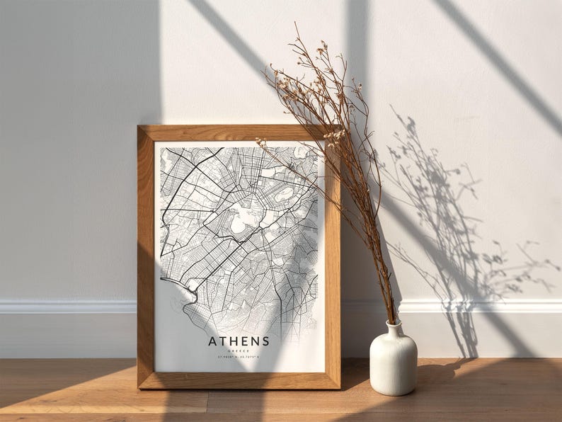 Custom Map Prints, Personalised City Map, Coordinates Poster, Any ...