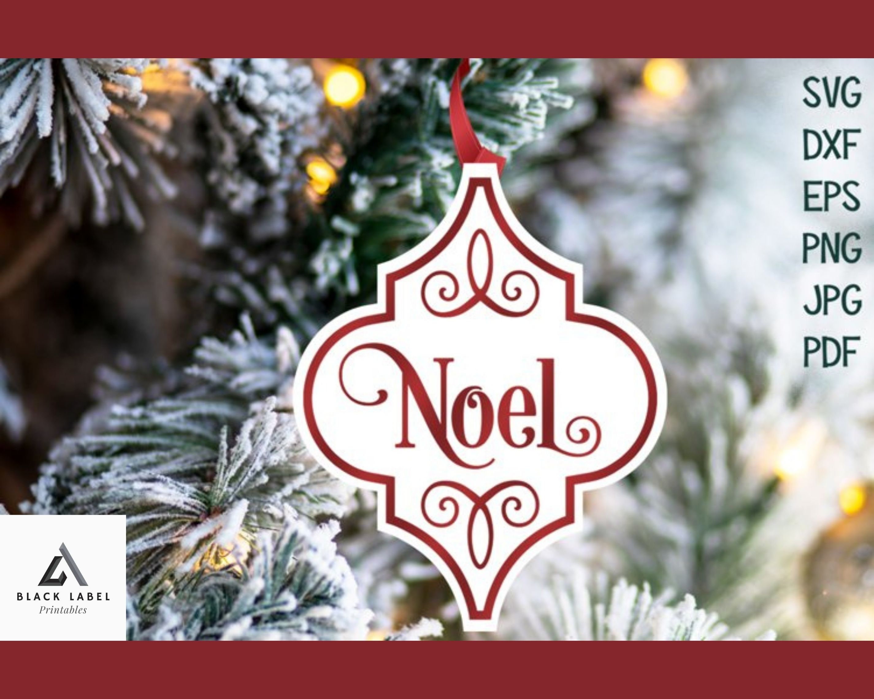 Christmas Ornament SVG Bundle JPG PNG - Winter Festive Svg - Holiday ...