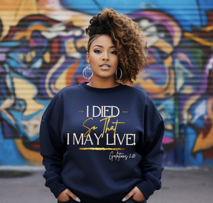 Custom Christian Faith Sweatshirt, Mom/dad Shirt, Live in God ...