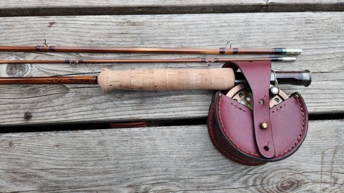 Handmade Leather Reel Case - Etsy