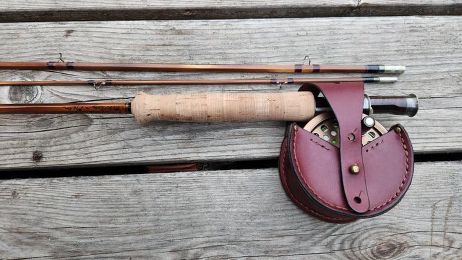 Handmade Leather Reel Case - Etsy