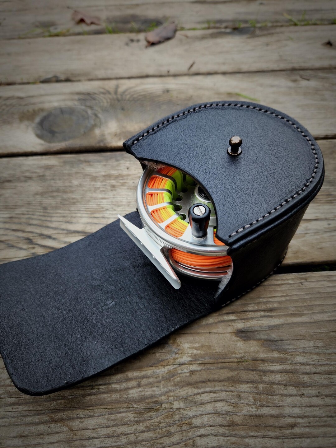 Leather Reel Storage Case (large) - Etsy