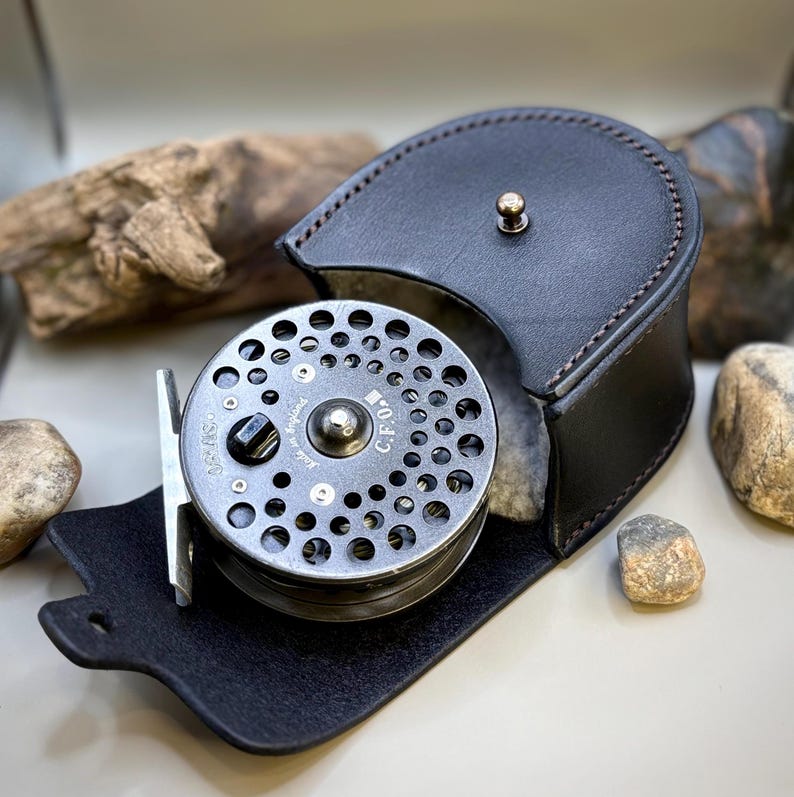 Leather Reel Storage Case (small) - Etsy
