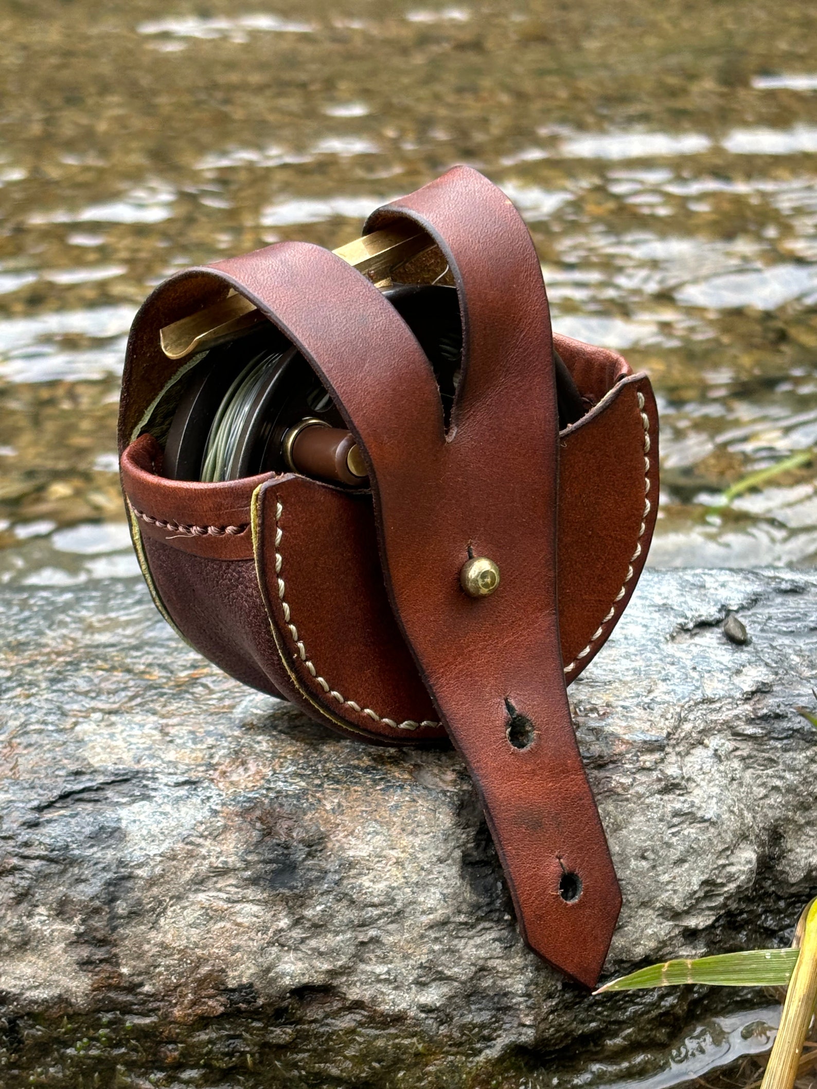 Handmade Leather Reel Case - Etsy