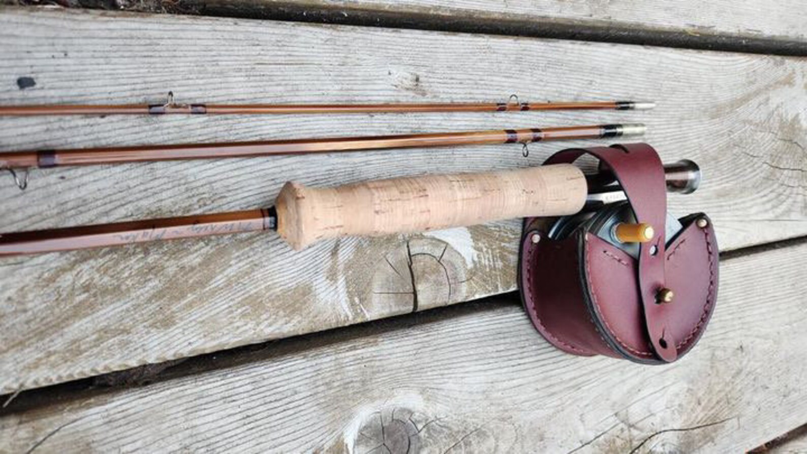 Handmade Leather Reel Case - Etsy