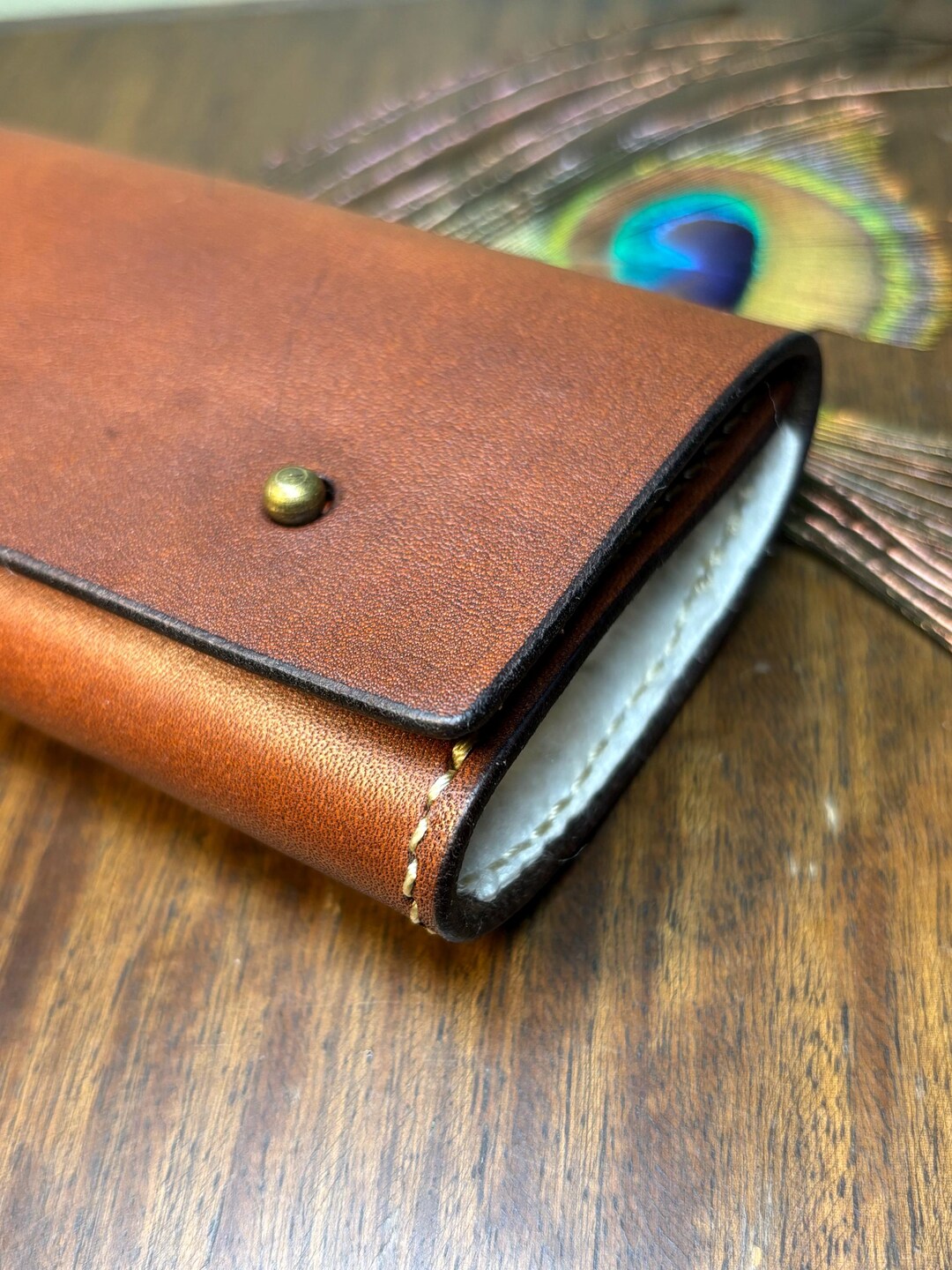 Leather Trout Fly Wallet - Etsy